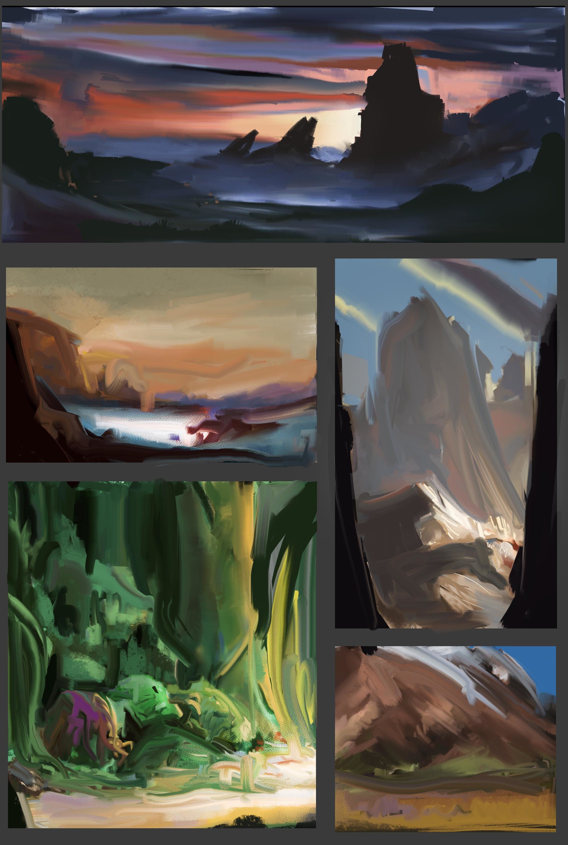 ArtStation - color study