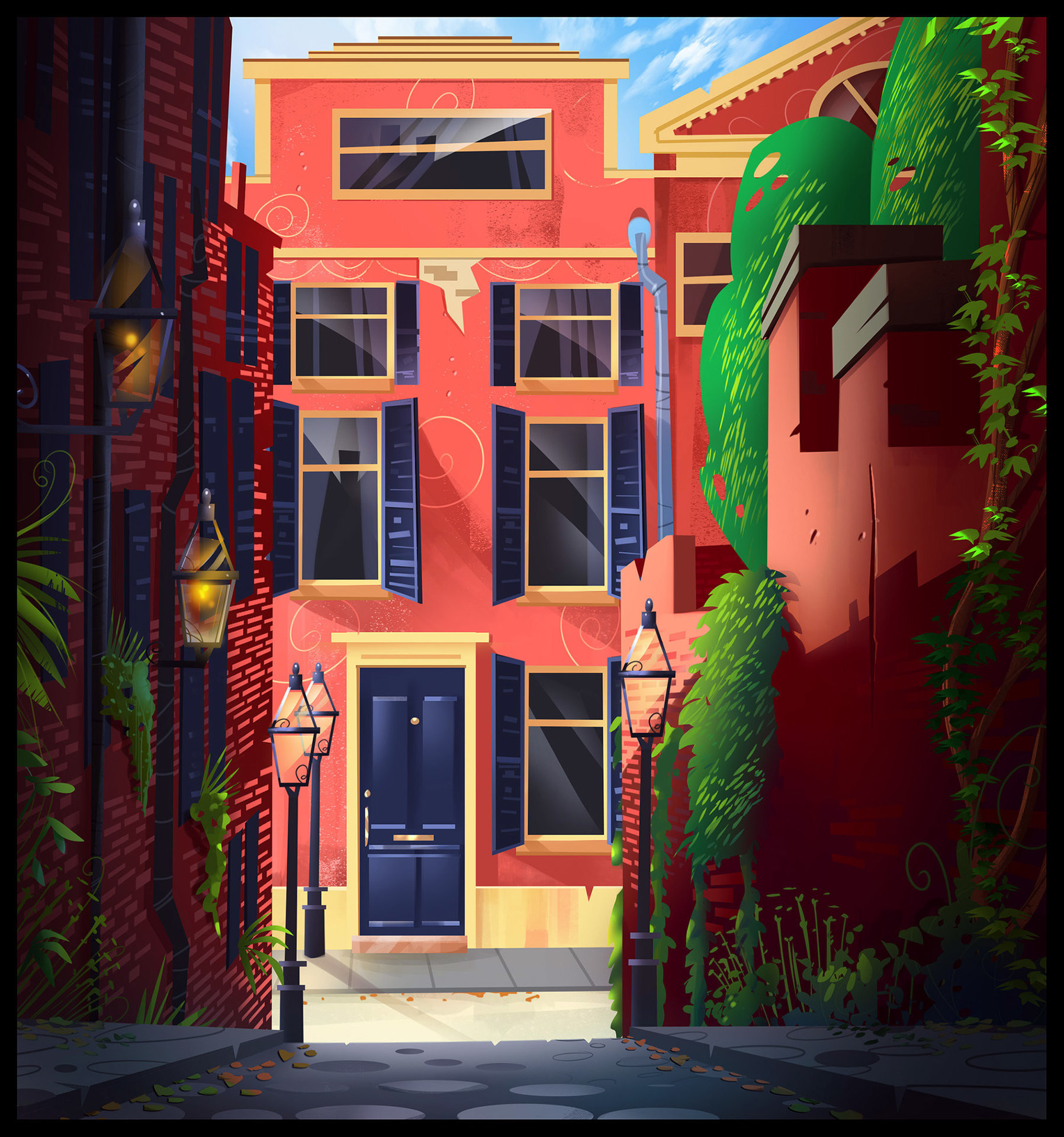 ArtStation - Street comic illustration