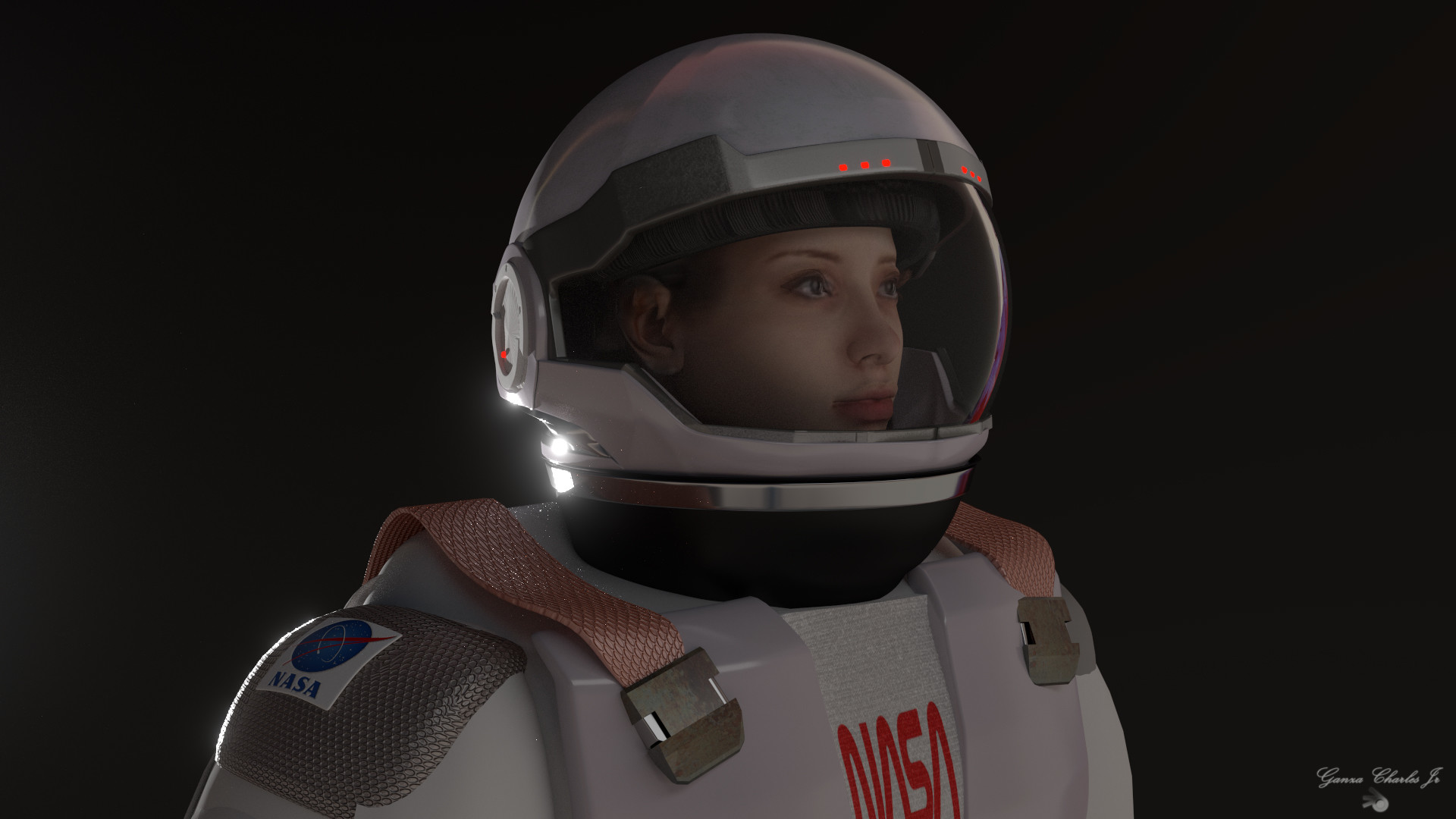 ArtStation - Astronaut (based on Interstellar)