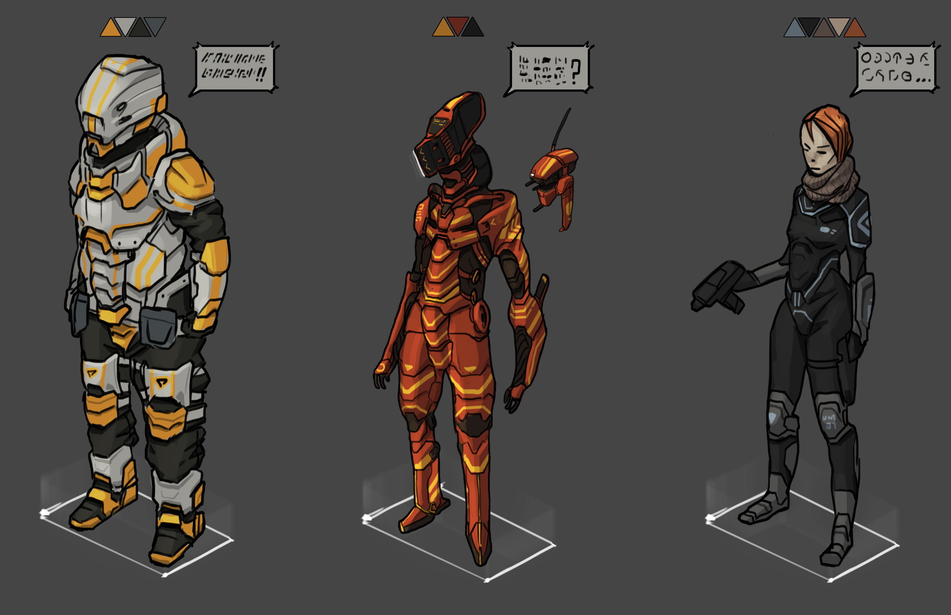 ArtStation - Mobile game characters