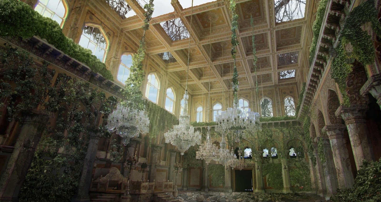 ArtStation - Abandon palace