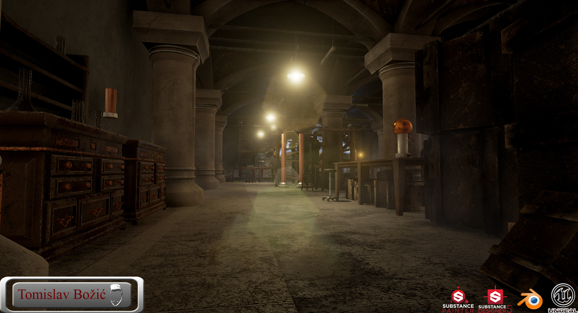 Tomislav Božić - Tesla's Laboratory - 3D Environment