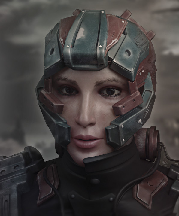 ArtStation - Armor girl (WIP)