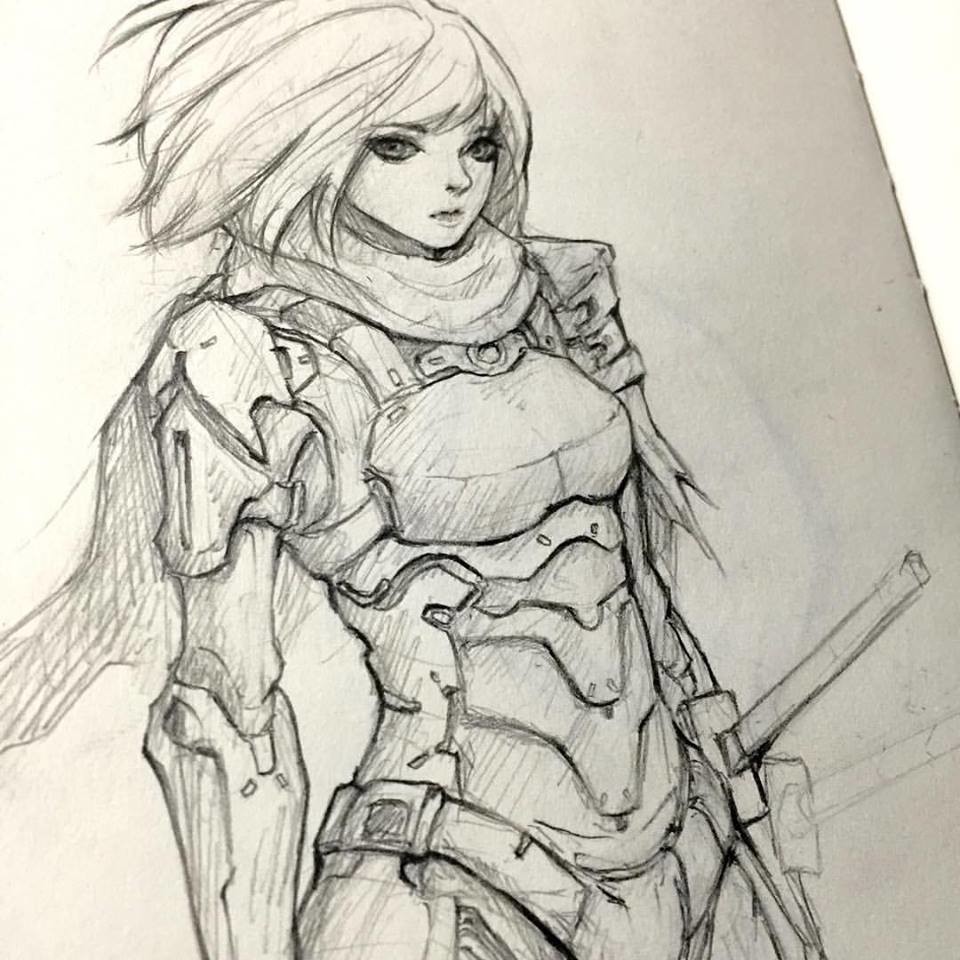 ArtStation - Futuristic Samurai