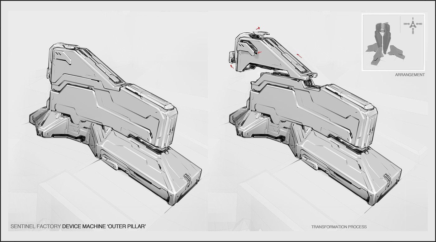 Studio Qube - HALO 4 - Forerunner Sentinel Factory