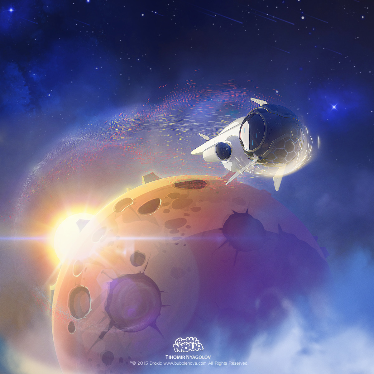 ArtStation - Loading screen from Bubble NOVA Game