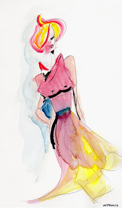 ArtStation - Watercolour Dream Lady