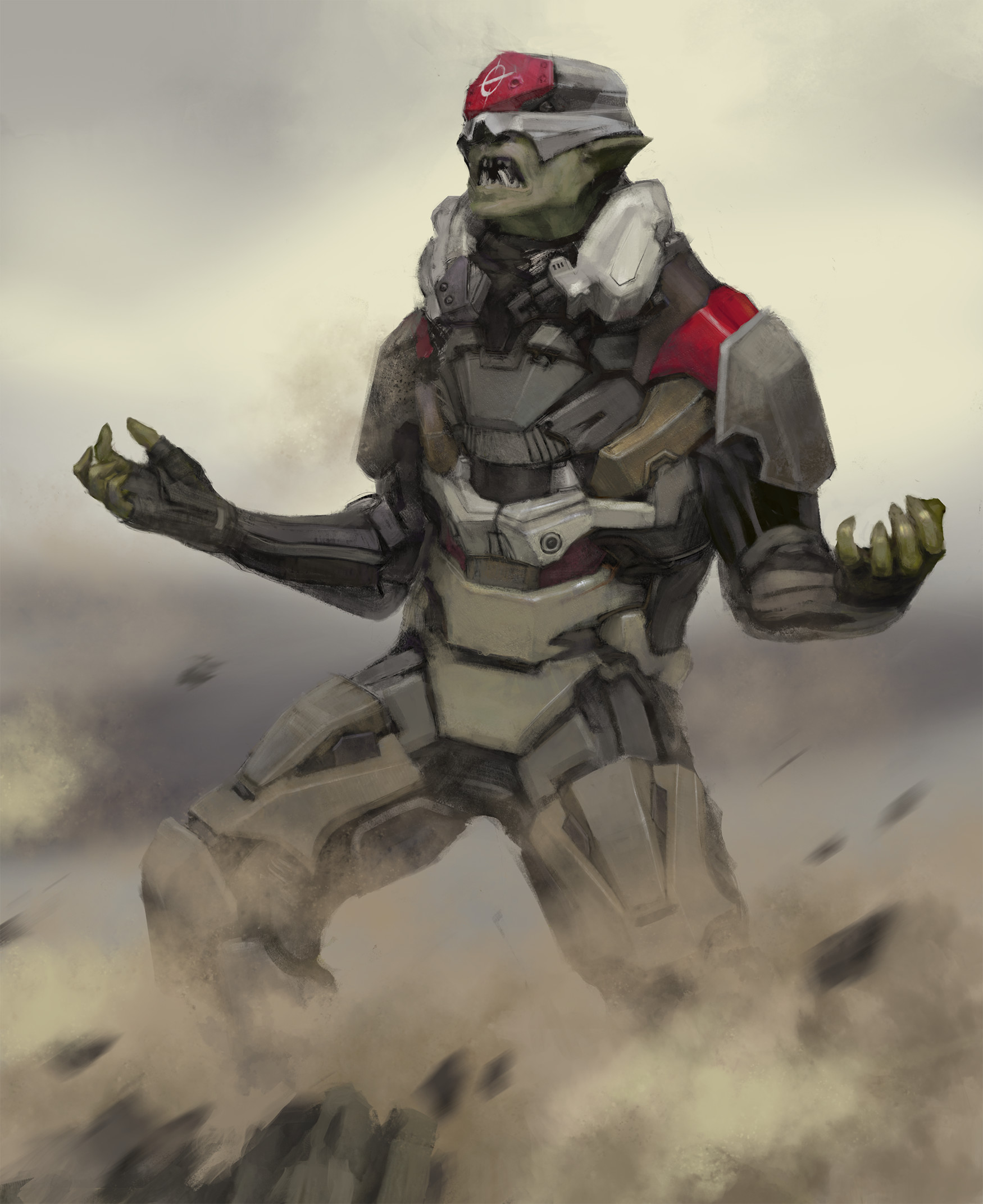 Arak, Champion of Ilneval by Matheus Graef : ImaginaryOrcs