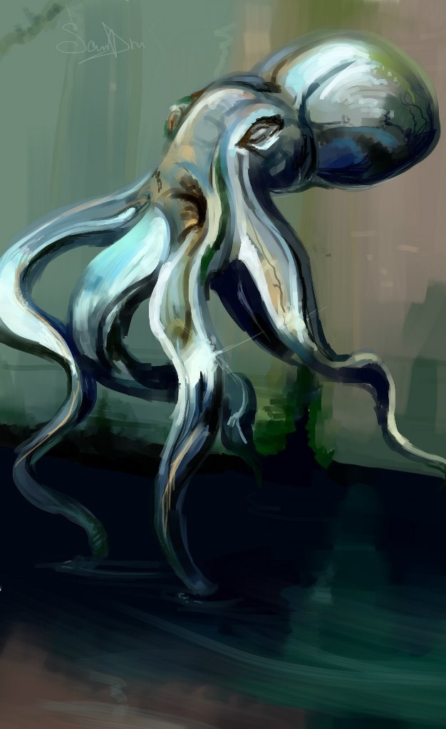 ArtStation - The octopus is 24 minutes