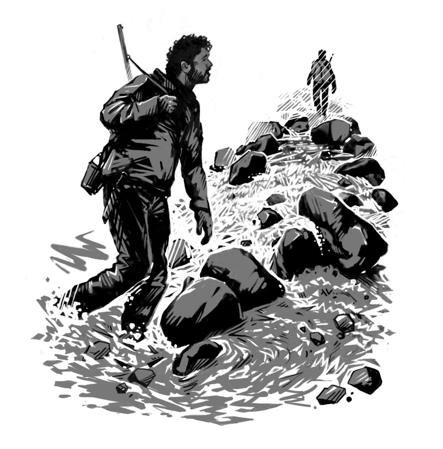 ArtStation - Illustrations to the story of Jack London's " love of life