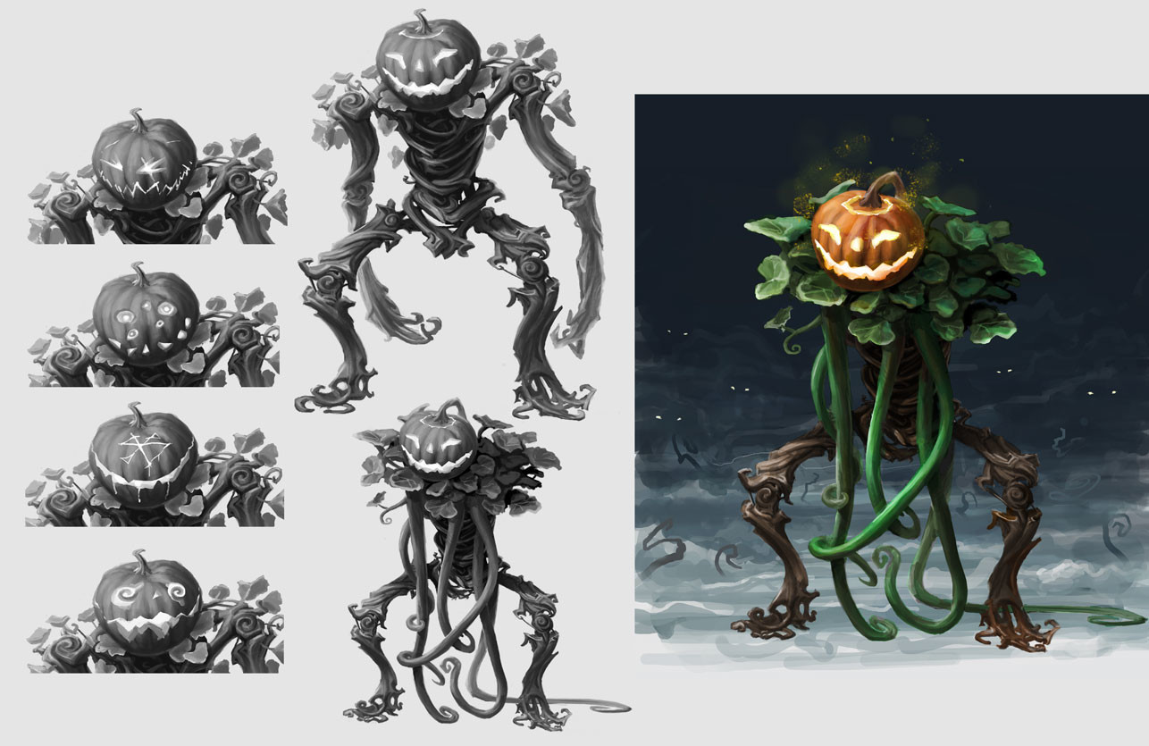 ArtStation - Halloween creature design