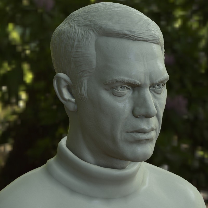 Stephan Plotnicov - 3d printable model Steve McQueen