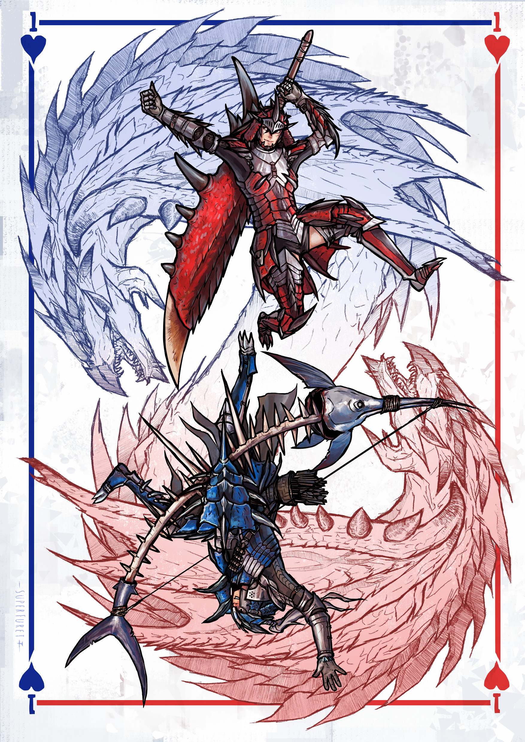 ArtStation - Double Rathalos