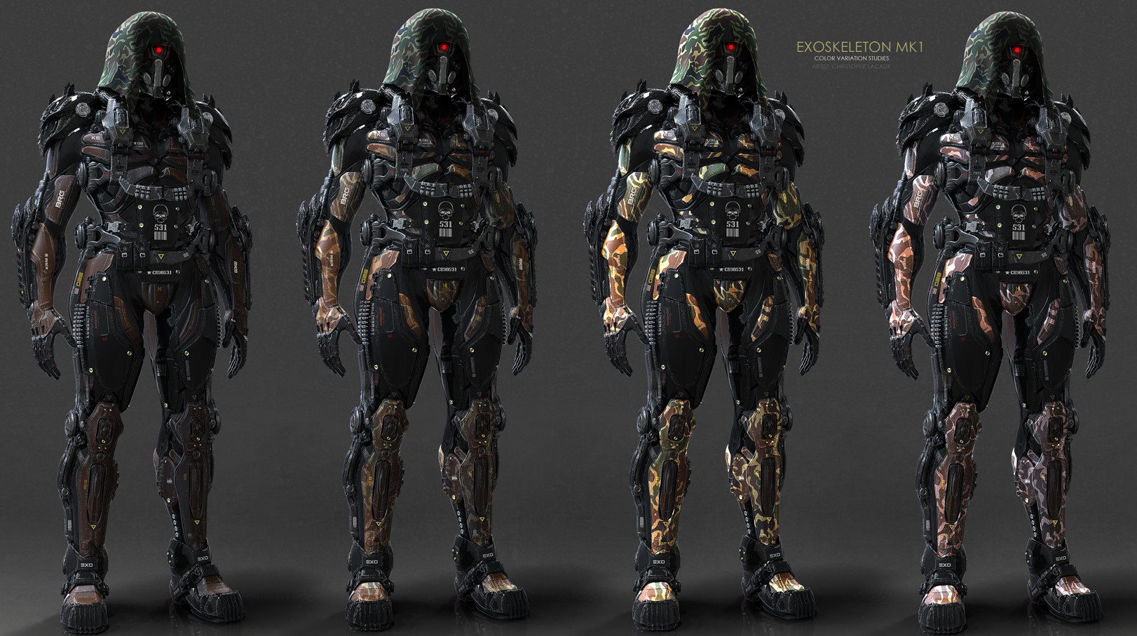 ArtStation - EXOSKELETON MK1