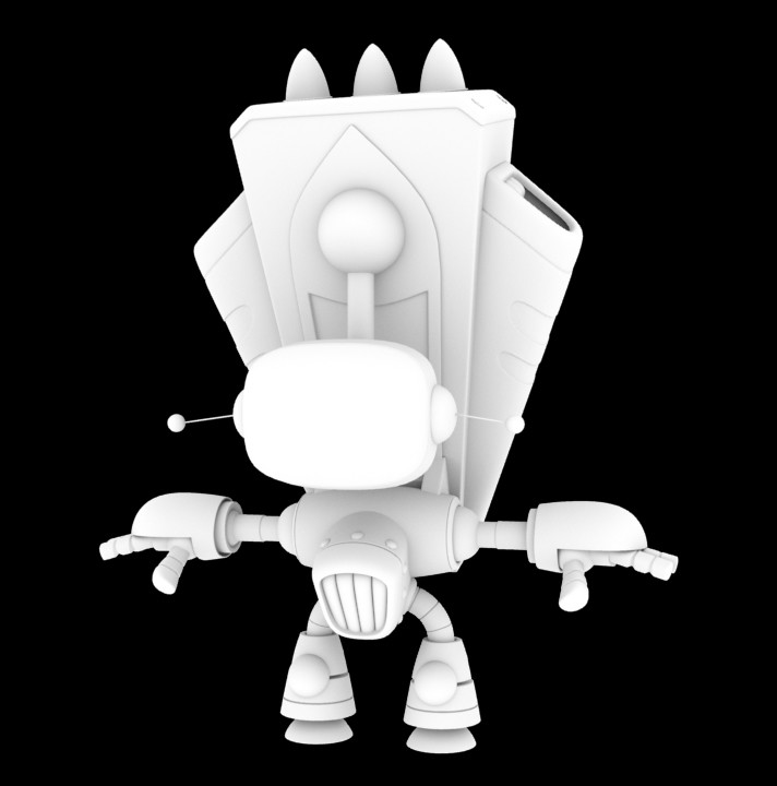 ArtStation - Monty - Engineer from Super Thrust Busters