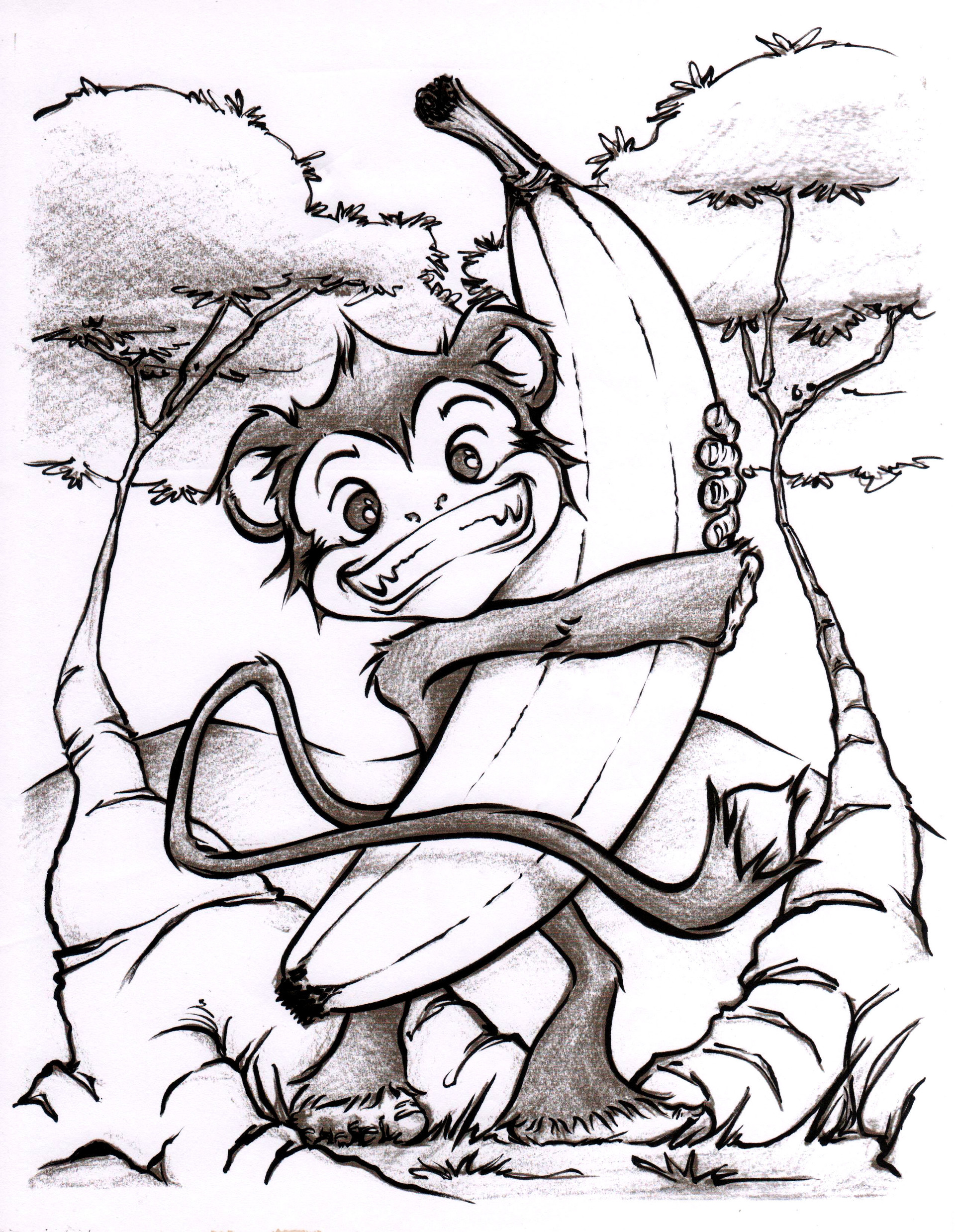 ArtStation - Happy monkey