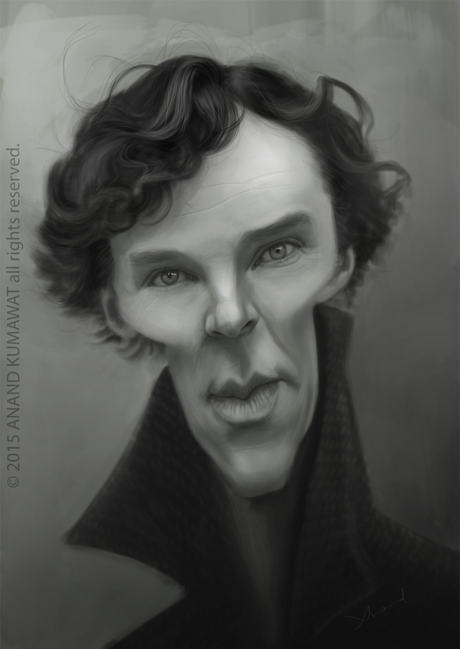 ArtStation - Benedict Cumberbatch Caricature