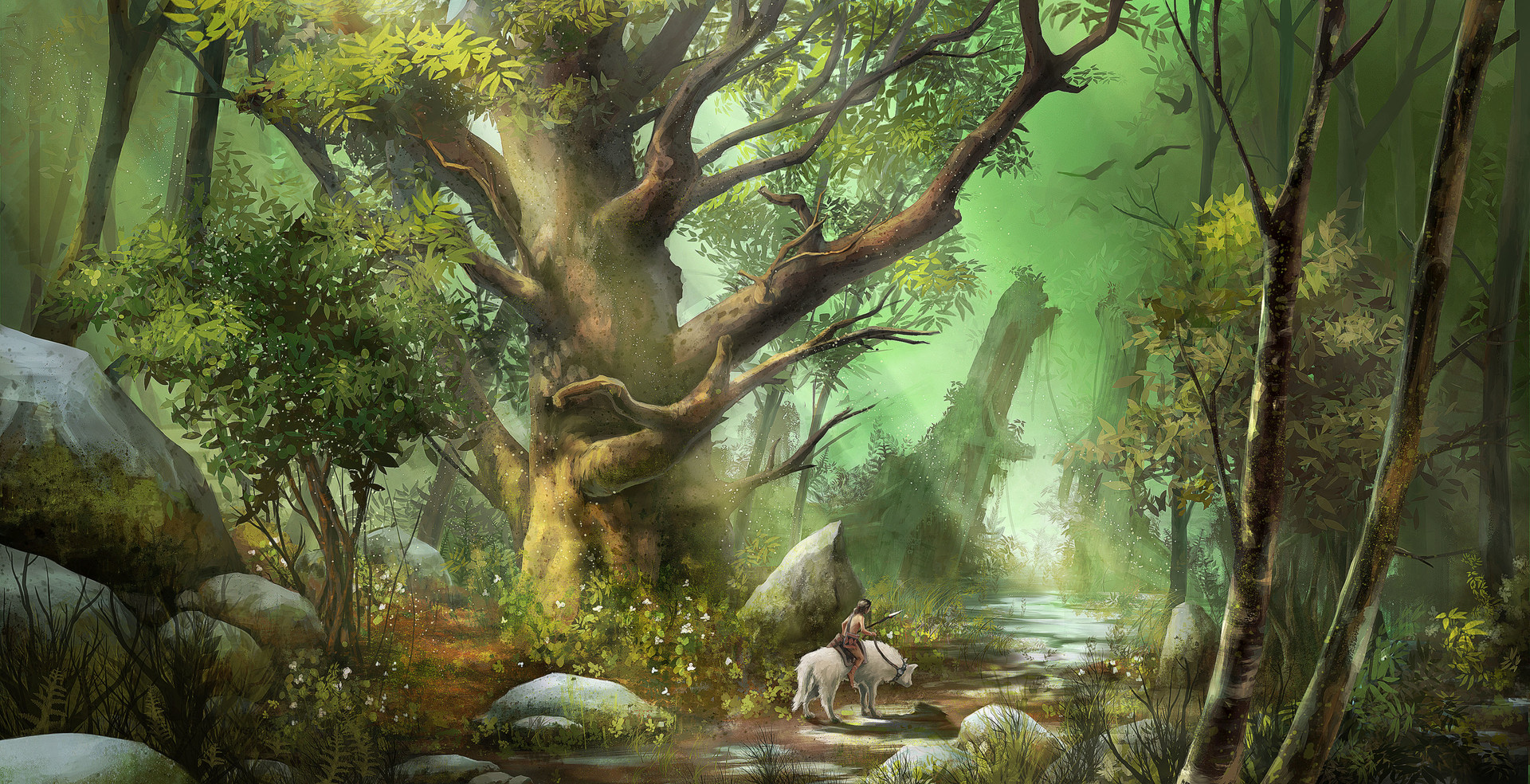 ArtStation - Deep into the Distant Woodlands