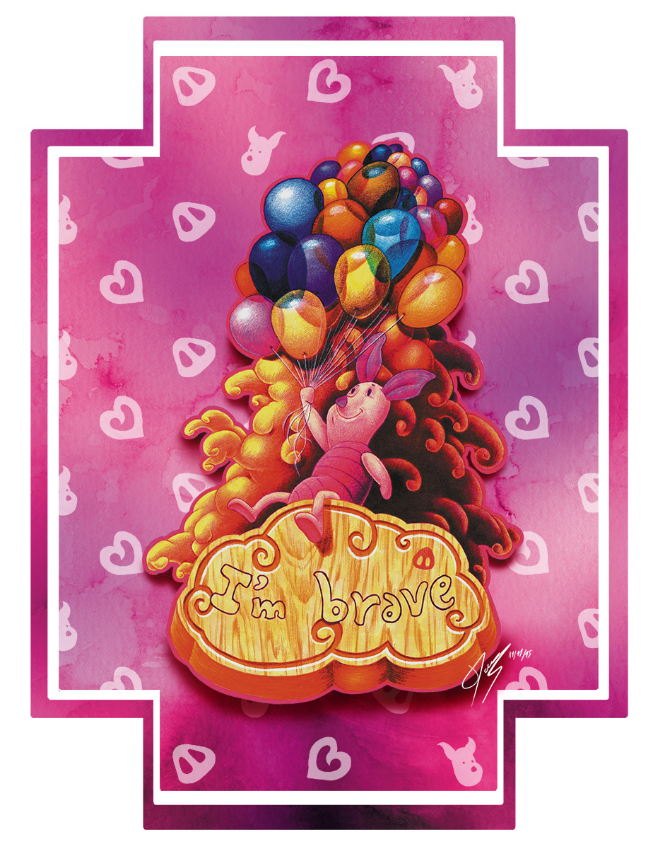 ArtStation - I'm brave - Piglet