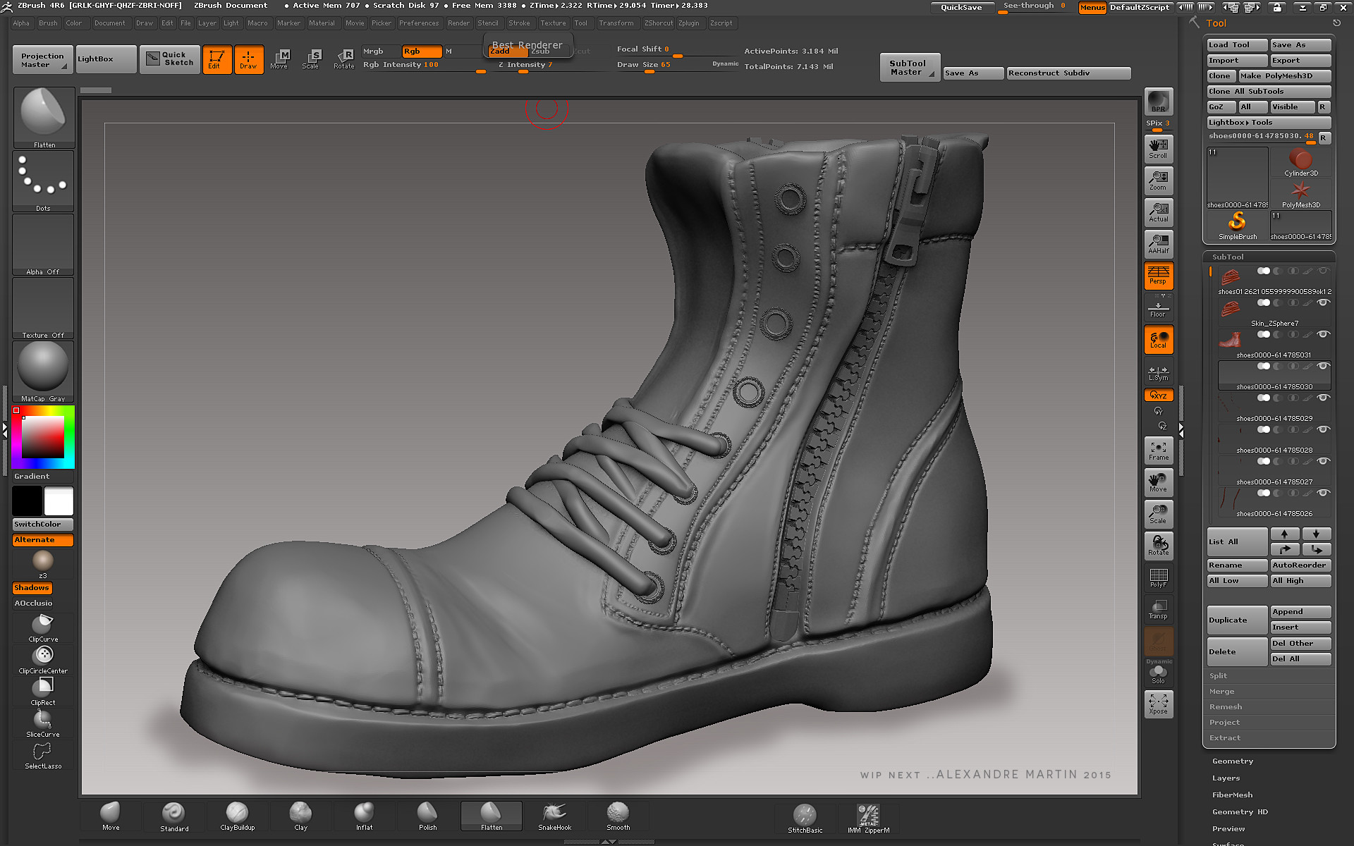 ArtStation - wip zbrush