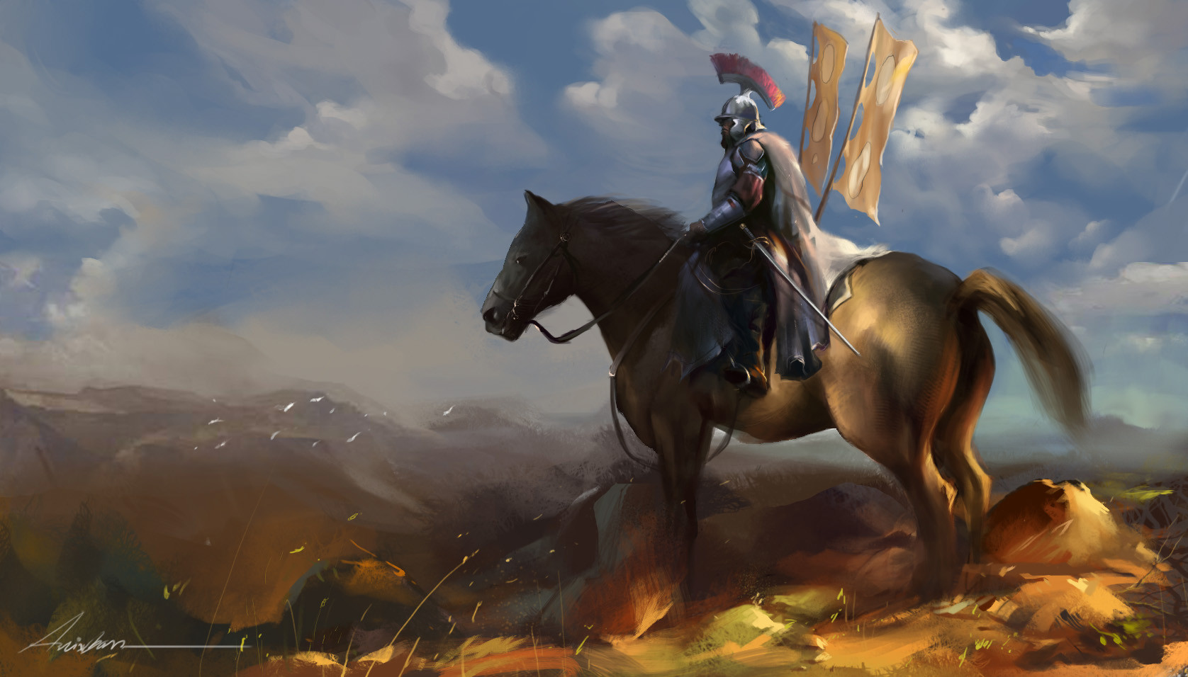 ArtStation - Lone Warrior