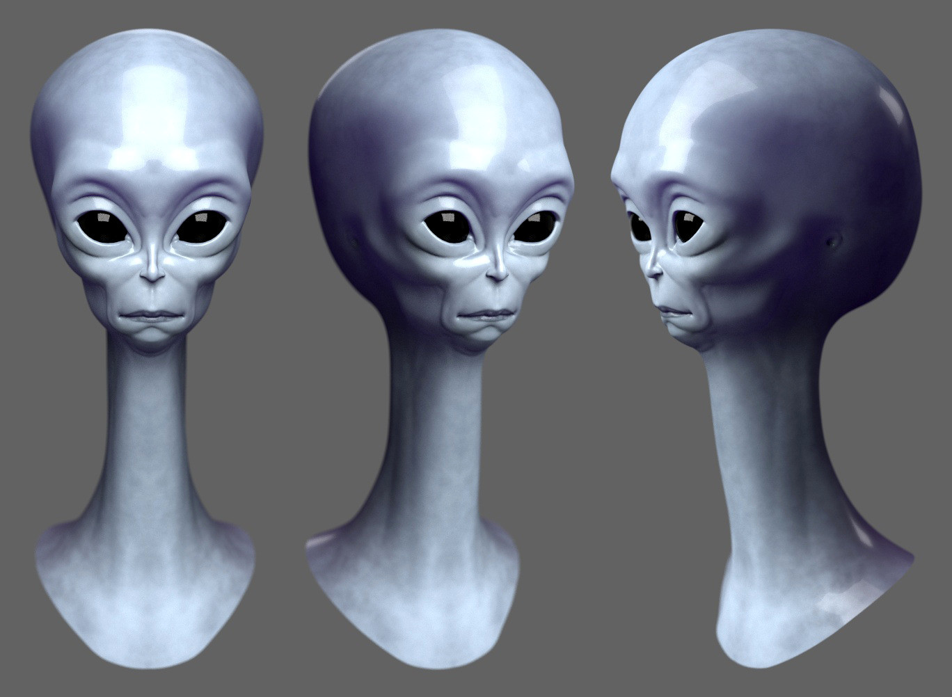 ArtStation - Grey Alien