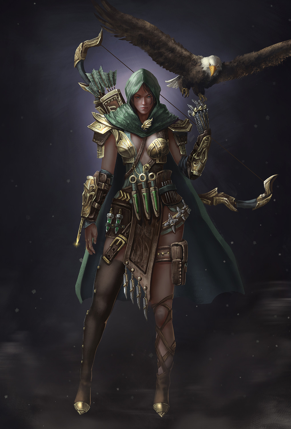 Fantasy Ranger Art Mithra Ranger Art Final Fantasy XI Art Gallery