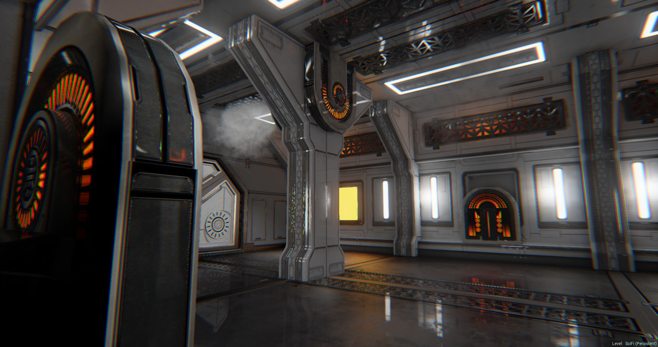 ArtStation - Scifi corridor 2