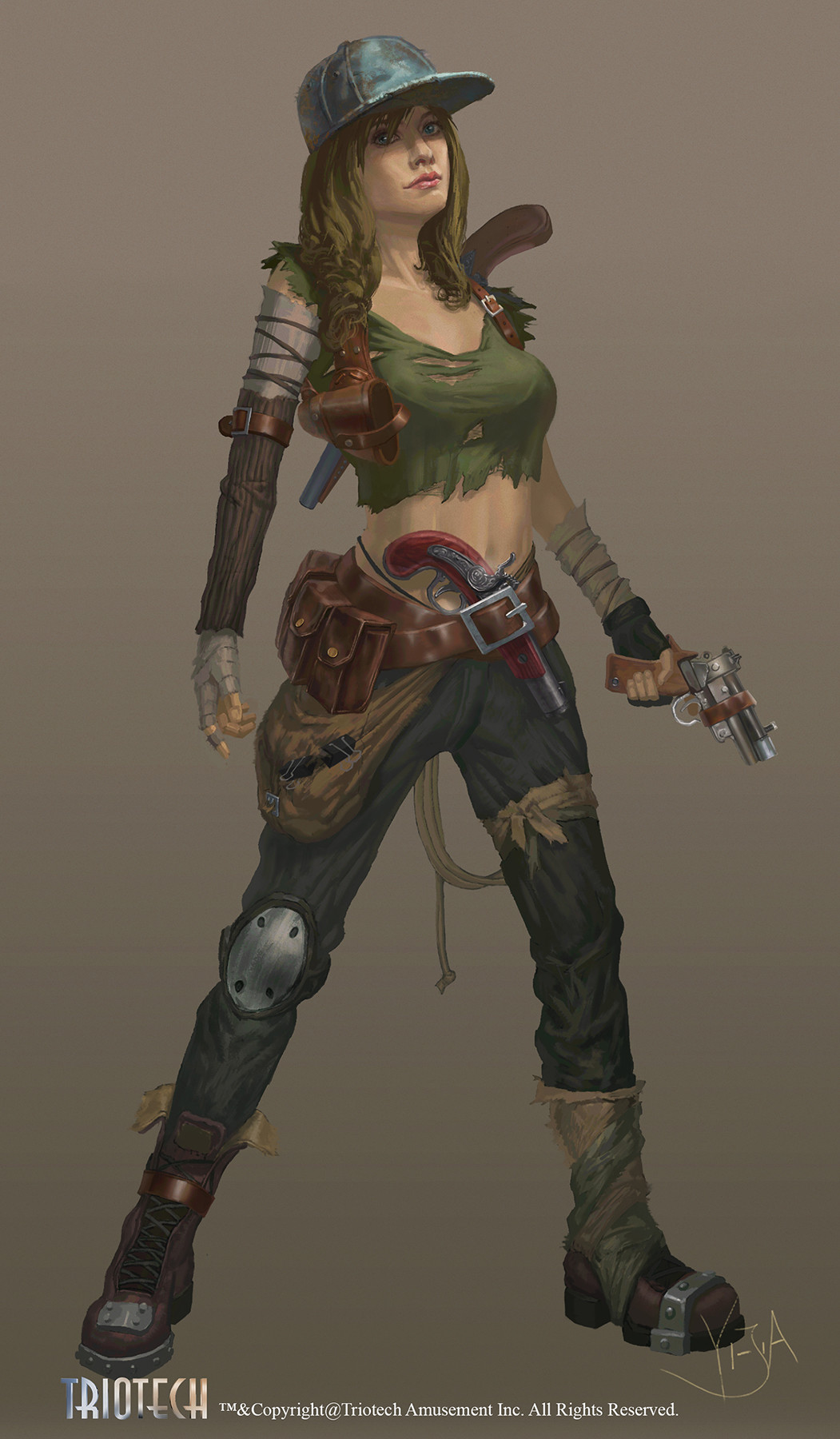 ArtStation - Road Fighters-Character Concept-03
