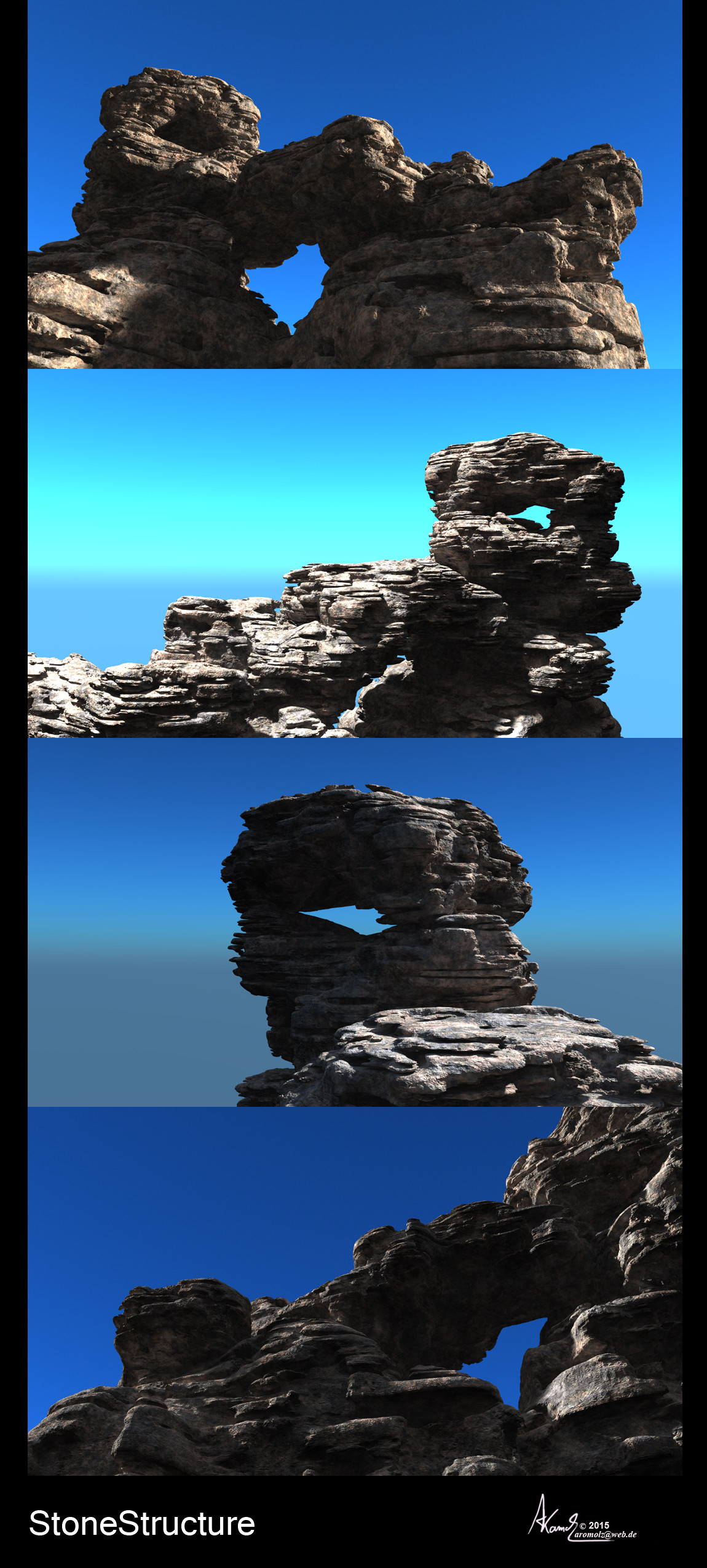 Aron Kamolz - Stone structure