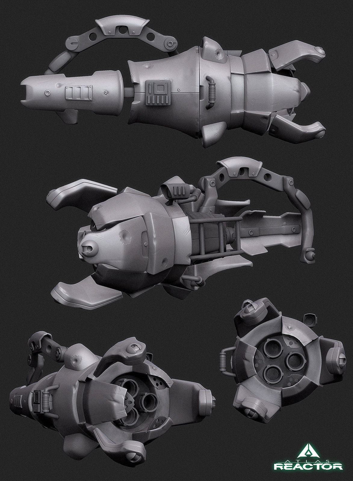 Darren Pattenden - 'Zuki' character from upcoming game 'Atlas Reactor'.