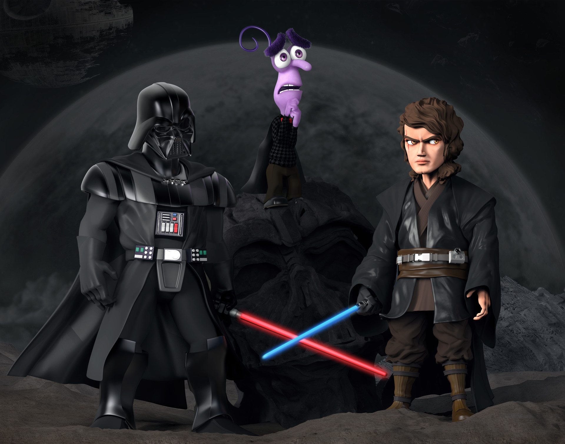ArtStation - Dark side of the Force