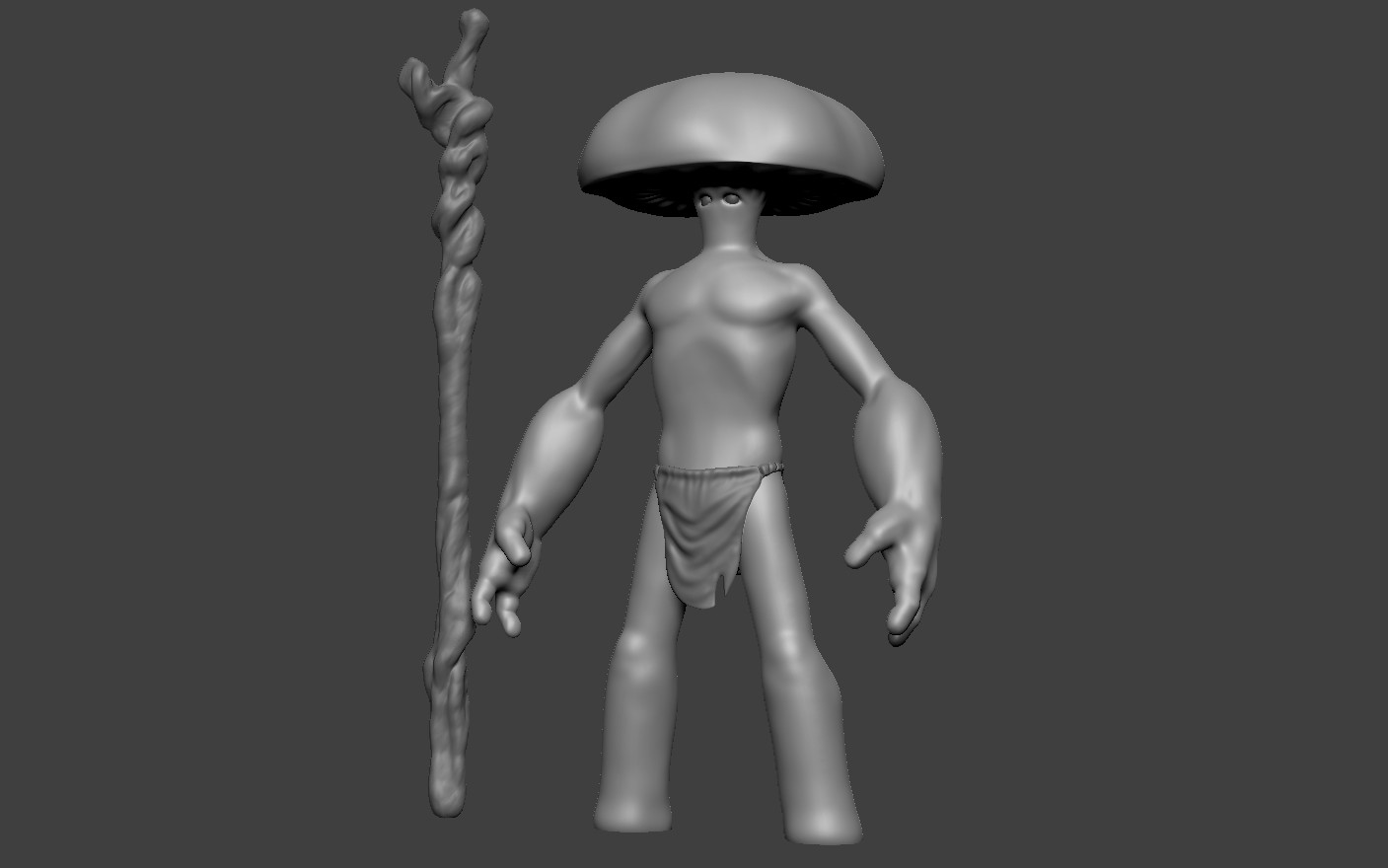 ArtStation - Myconid sculpt