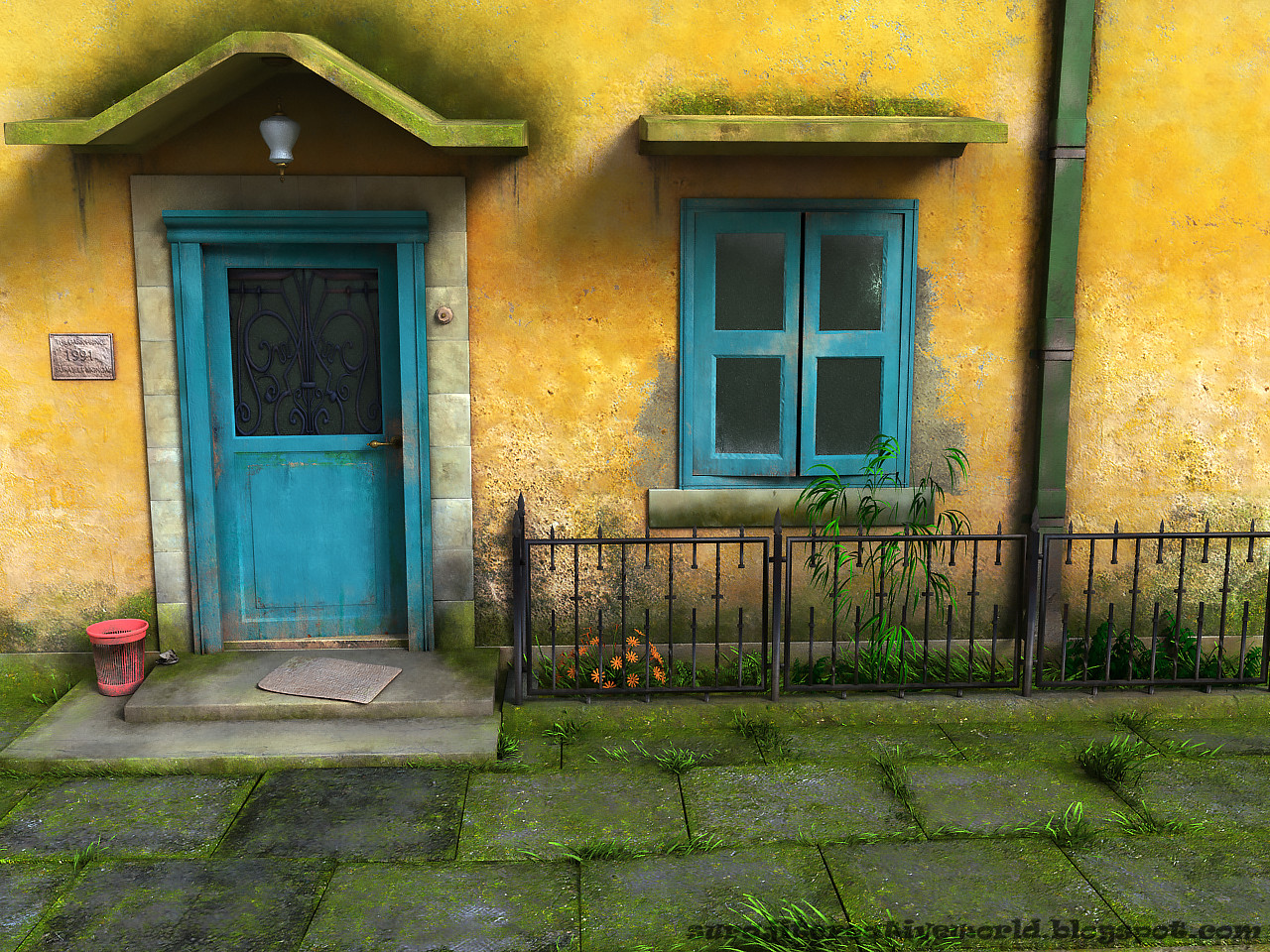 ArtStation - old house front