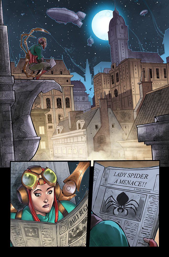 Steampunk Spider Woman