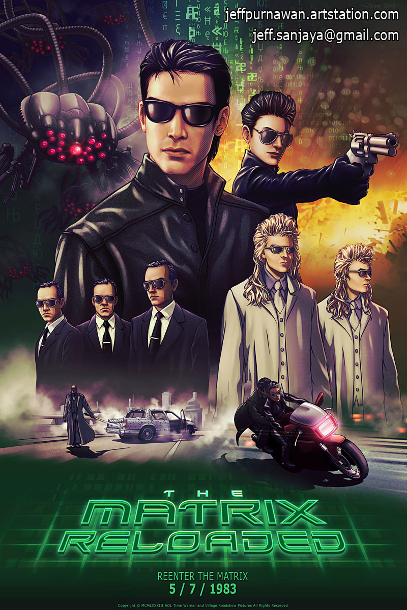 Matrix Reloaded Poster