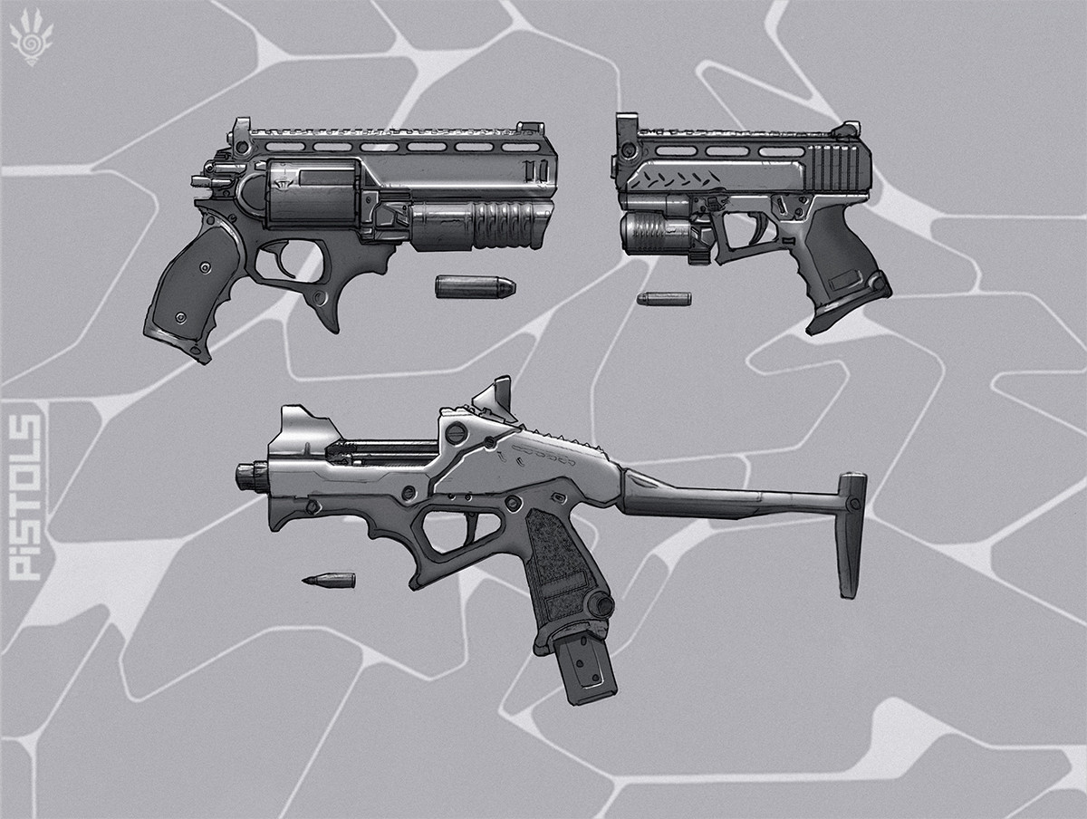 ArtStation - Pistols
