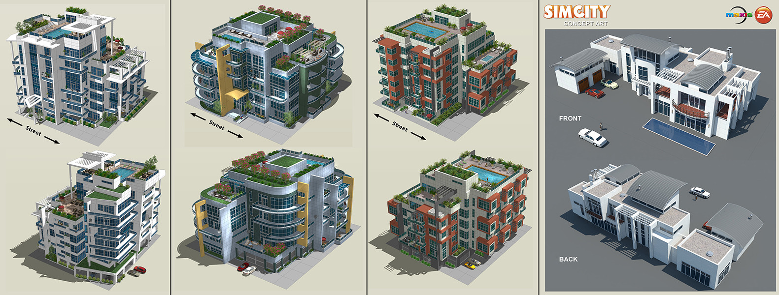 Ken Nguyen - Simcity - Architecture Concepts 02
