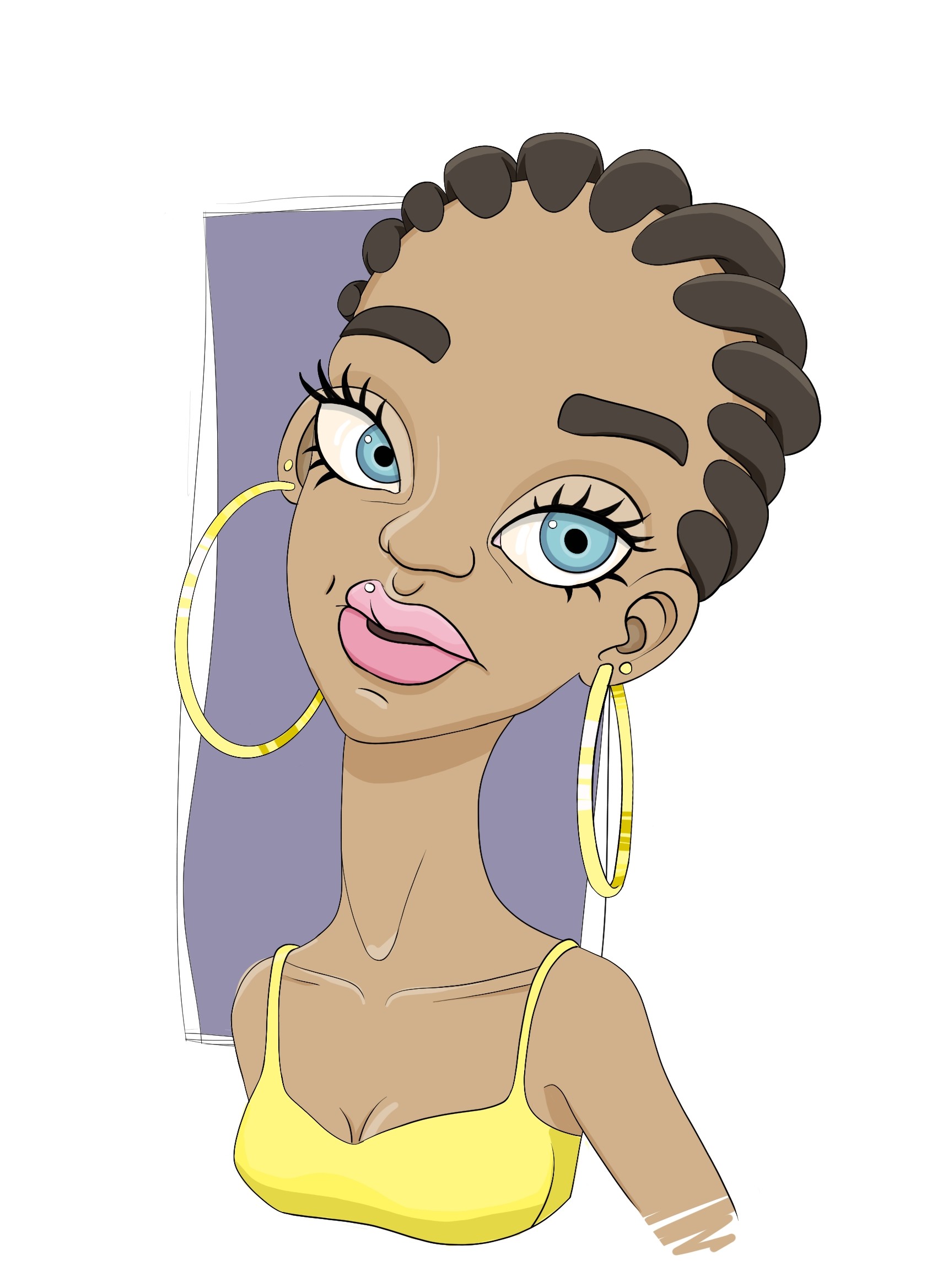 animated cornrows