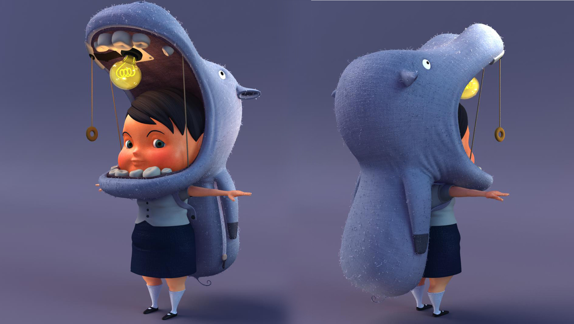 ArtStation - Hippo Lady