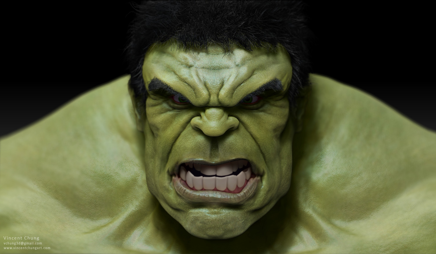 Vincent Chung - The Incredible Hulk - Close-Up Portrait