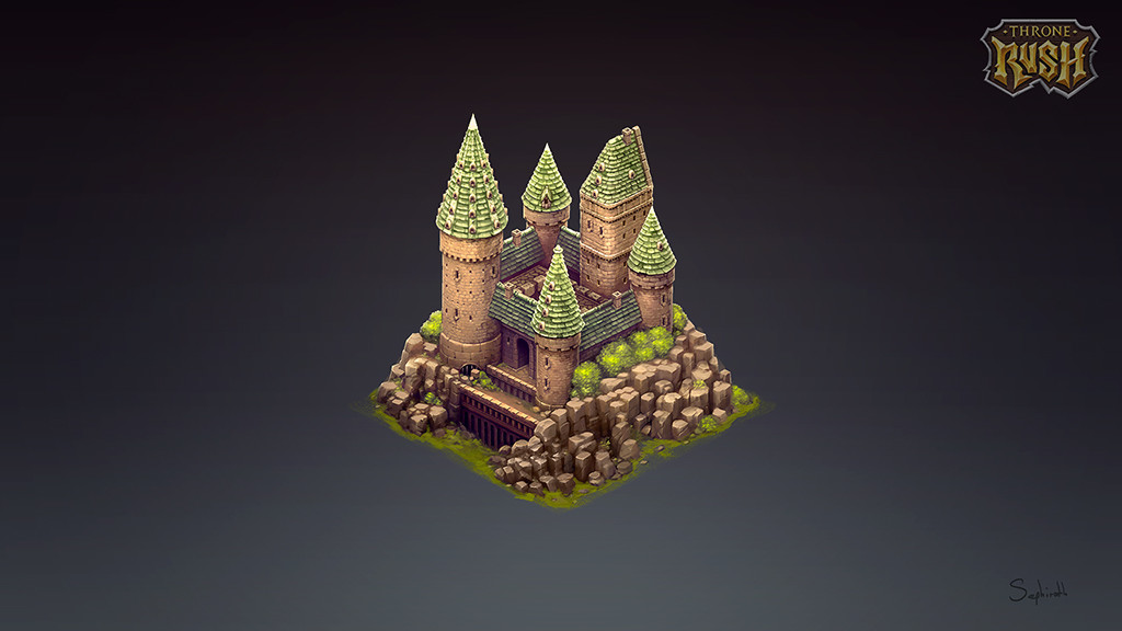 ArtStation - Isometric Castle