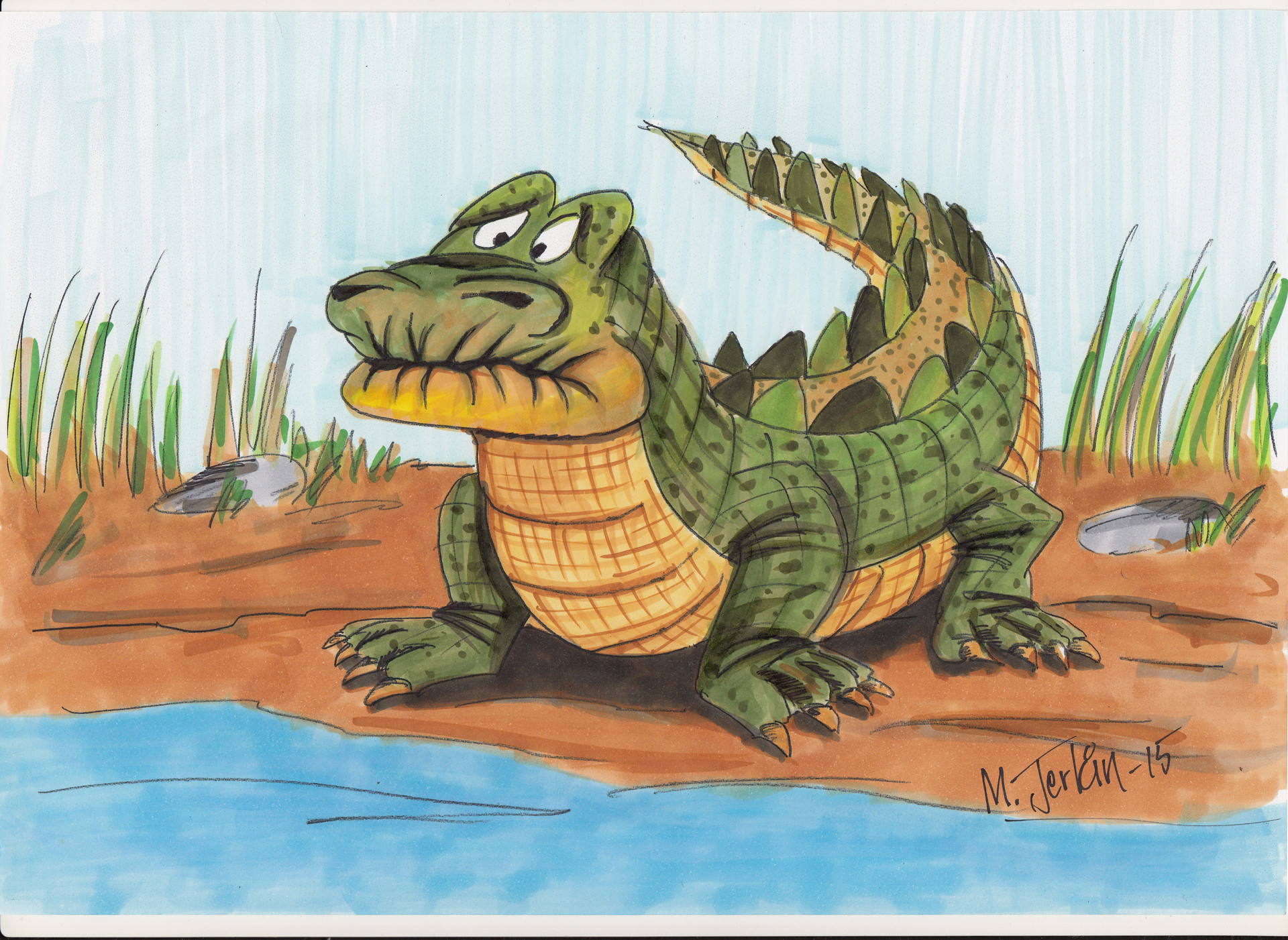 ArtStation - The toothless crocodile