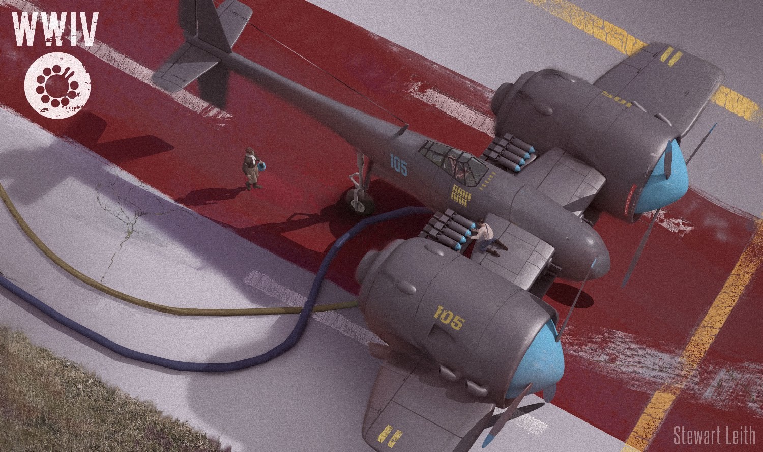 ArtStation - WWIV Fighter