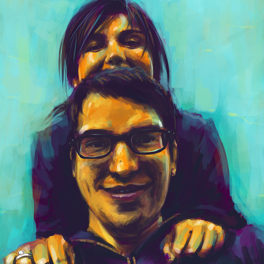 ArtStation - La Mapache y el Viejo