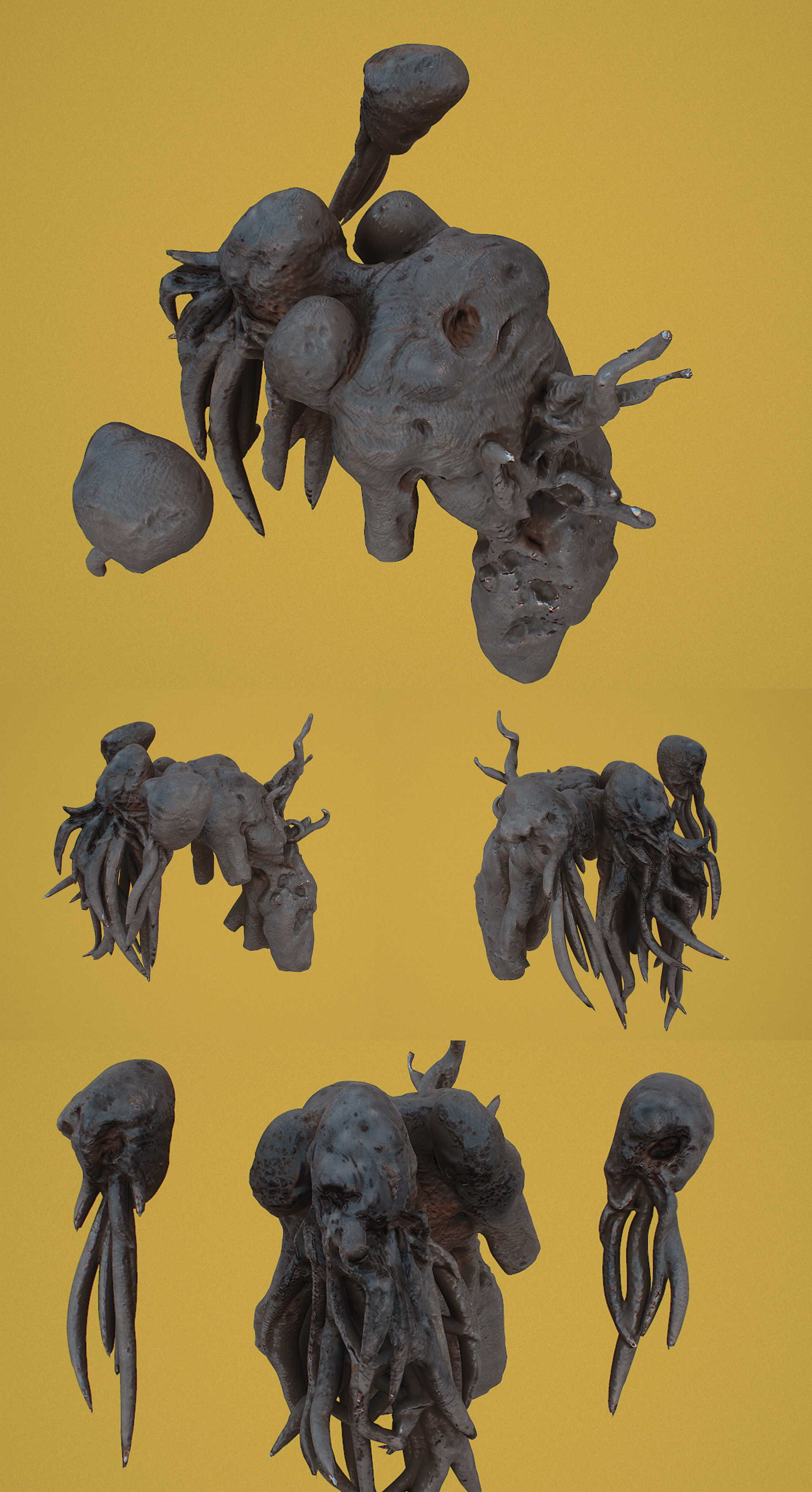 ArtStation - Cthu and his Babies - Test 4