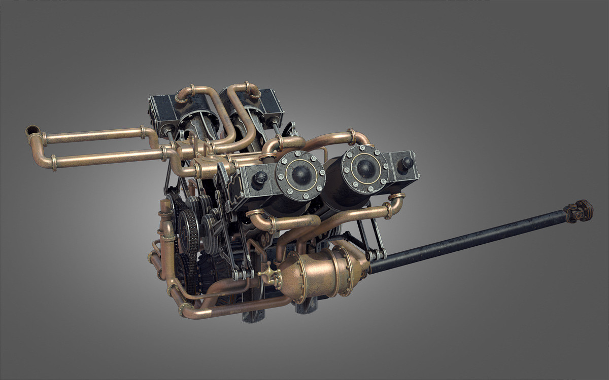 Steampunk Motor