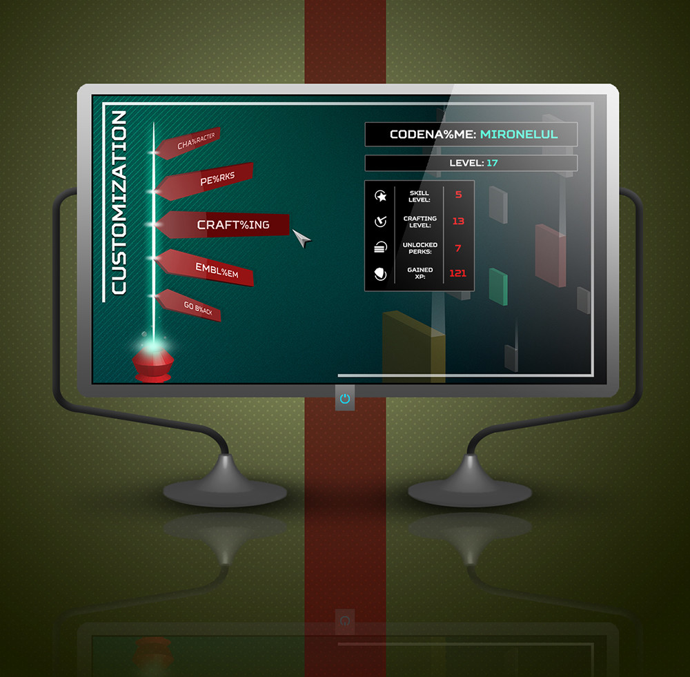 ArtStation - Customization - UI Art (concept)