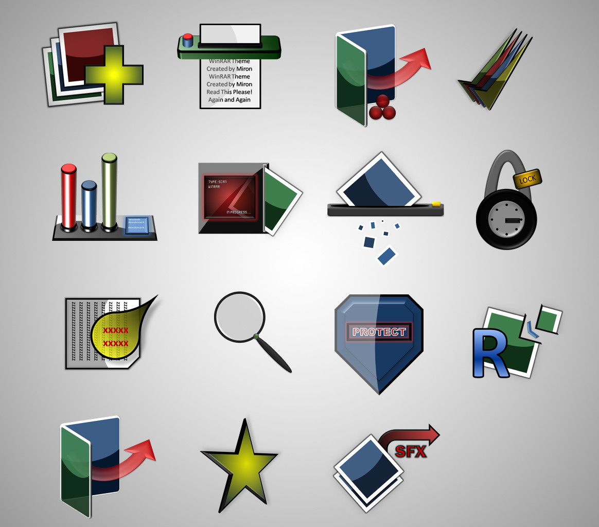 ArtStation - 2008 - WinRar icons