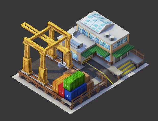 ArtStation - Container Facility
